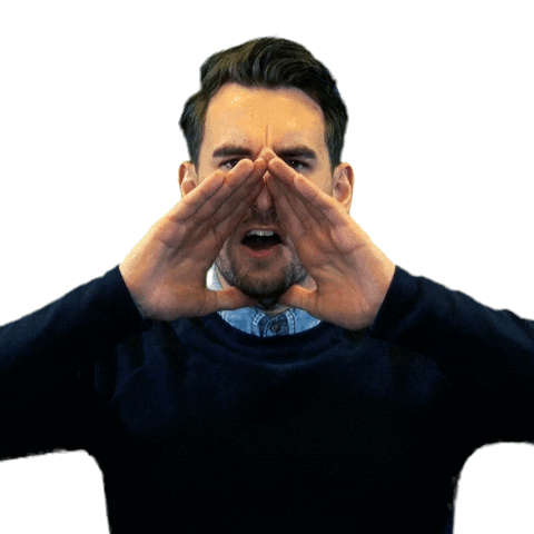 Shout Shouting Sticker by Leadrs for iOS & Android | GIPHY