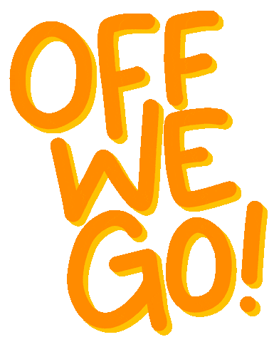 Off We Go Road Trip Sticker by eunicedenise for iOS & Android | GIPHY