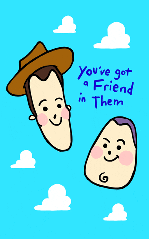 Best Friends Bff GIF by Disney Pixar - Find & Share on GIPHY