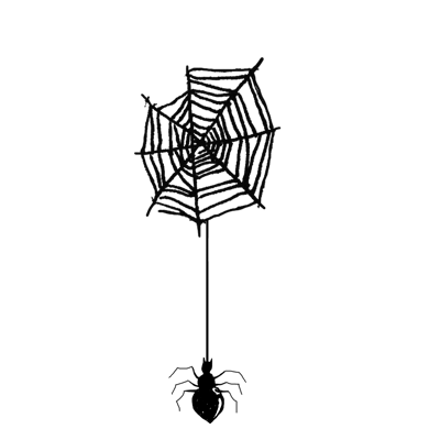 Spider Web Halloween Sticker for iOS & Android | GIPHY