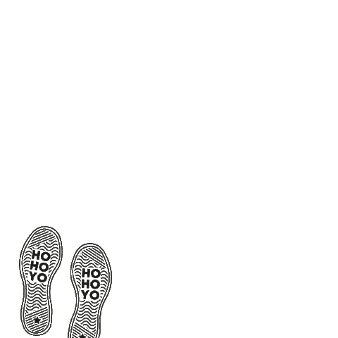 Santa Footprints Sticker by cottononkids for iOS & Android | GIPHY