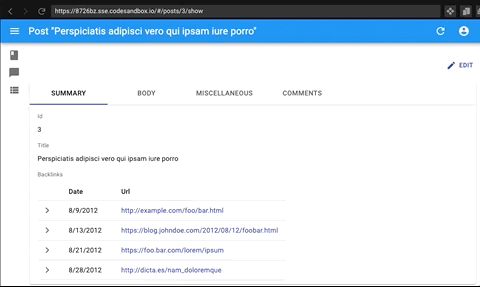 Datagrid with expand element expands ALL rows when used as a child of ArrayField · Issue #7814 ...
