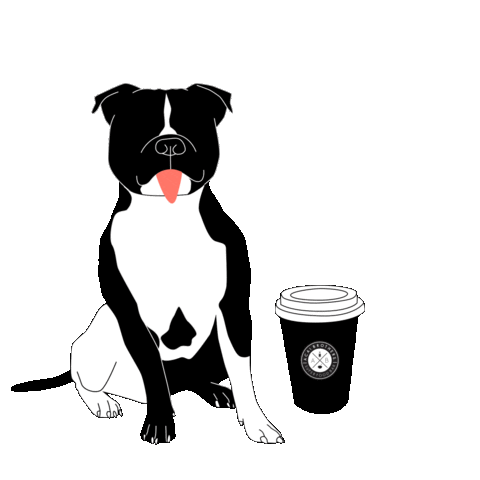 Dog Coffee Sticker for iOS & Android | GIPHY