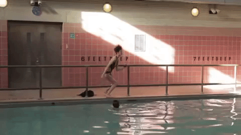Liu Wen Swimming GIF by NOWNESS - Find & Share on GIPHY
