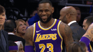 Happy Lebron James GIF by NBA - Find & Share on GIPHY