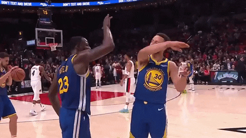 Golden State Warriors Hug GIF by ESPN - Find & Share on GIPHY