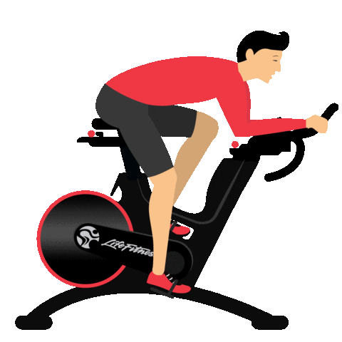 Cycling Cycle Sticker by Life Fitness Russia for iOS & Android | GIPHY