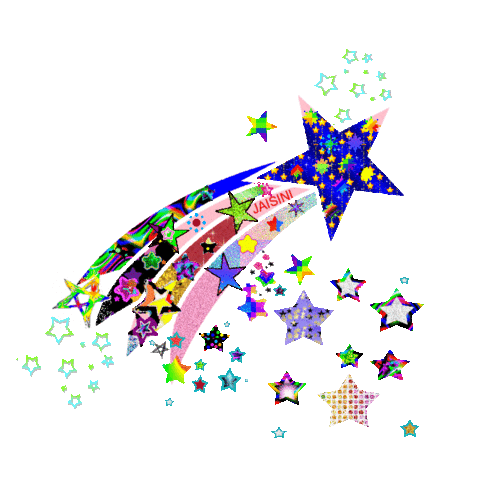 Shooting Star Art Sticker by Re Modernist for iOS & Android | GIPHY