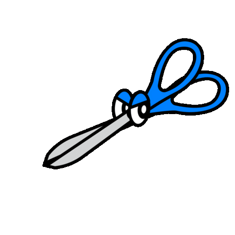 Cutting Cut It Out Sticker by Good Boy Graphics for iOS & Android | GIPHY