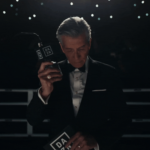 Sad Michael Buffer GIF by DAZN USA - Find & Share on GIPHY
