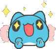 Excited Cat Sticker by Capoo for iOS & Android | GIPHY