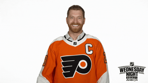 Happy Philadelphia Flyers GIF by NHL on NBC Sports - Find & Share on GIPHY
