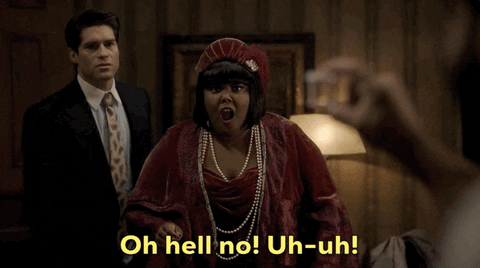 Oh Hell No Reaction GIF by CBS - Find & Share on GIPHY