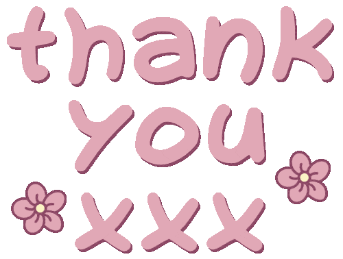 Flowers Thank You Sticker for iOS & Android | GIPHY