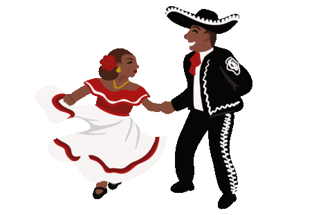 Ballet Folklorico Dancing Sticker by Jack0_o for iOS & Android | GIPHY