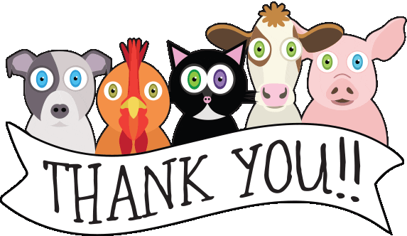 Cat Thank You Sticker by LisetteArt for iOS & Android | GIPHY