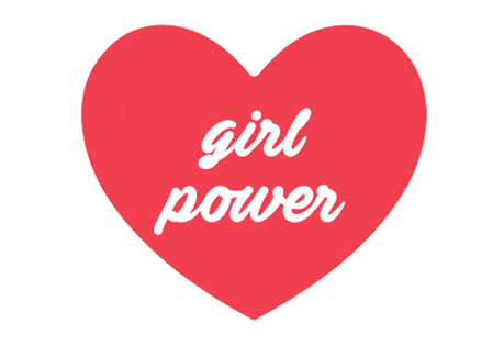 Heart Girl Power Sticker by InTheStyle for iOS & Android | GIPHY