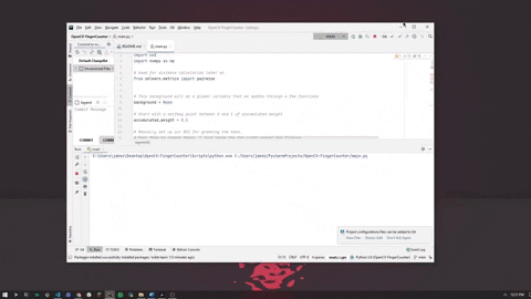 GitHub - JacobO1994/OpenCV-FingerCounter: Using Open-CV and Scikit-learn, count the number of ...