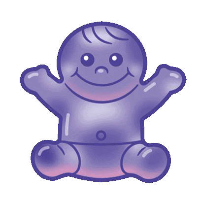 Happy Jelly Baby Sticker by heehee.m for iOS & Android | GIPHY