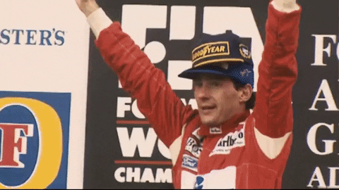 Motor Sports Hello GIF by Ayrton Senna - Find & Share on GIPHY