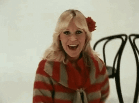 Take A Chance On Me GIF by ABBA - Find & Share on GIPHY