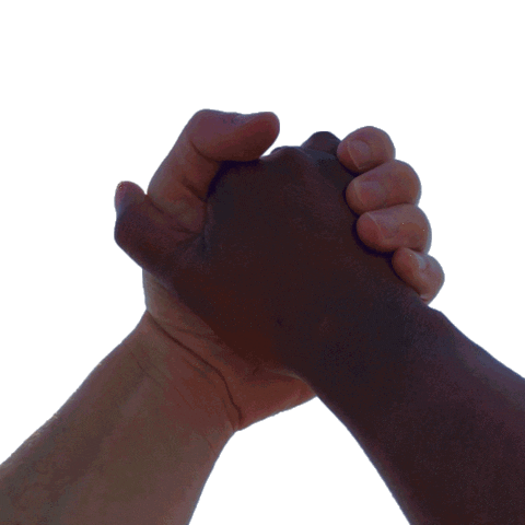 Black And White Hand Sticker by WESLEE for iOS & Android | GIPHY