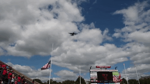 Fly Over Air Force GIF by Youngstown State University - Find & Share on ...