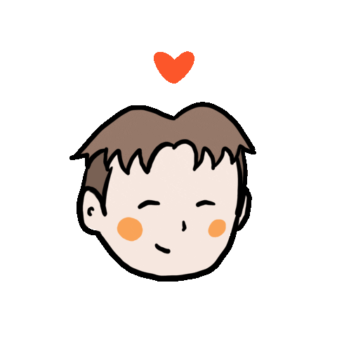 Heart Love Sticker by Rhiannon Kate for iOS & Android | GIPHY