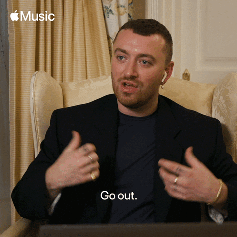 Go Outside Sam Smith GIF by Apple Music - Find & Share on GIPHY