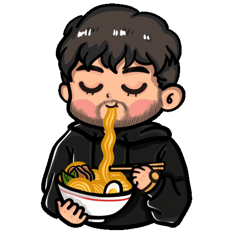 Food Eating Sticker by R3HAB for iOS & Android | GIPHY