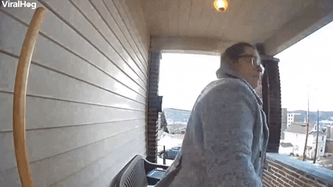 Icy Fall Caught On Doorbell Cam GIF by ViralHog - Find & Share on GIPHY