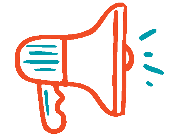 Megaphone Wearemore Sticker by Thomas More for iOS & Android | GIPHY