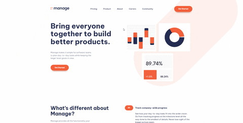 GitHub - davyd-souza/manage-landing-page: 📊 Manage makes it simple for ...
