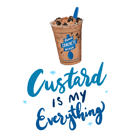 Hungry Frozen Custard Sticker by Culver's for iOS & Android | GIPHY