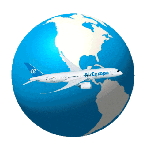 Travel Viajar Sticker by Air Europa for iOS & Android | GIPHY
