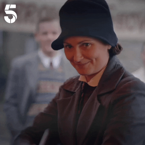 Gun Smile GIF by Channel5UK - Find & Share on GIPHY