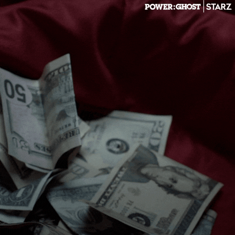Pay Day Money GIF by Power Book II: Ghost - Find & Share on GIPHY