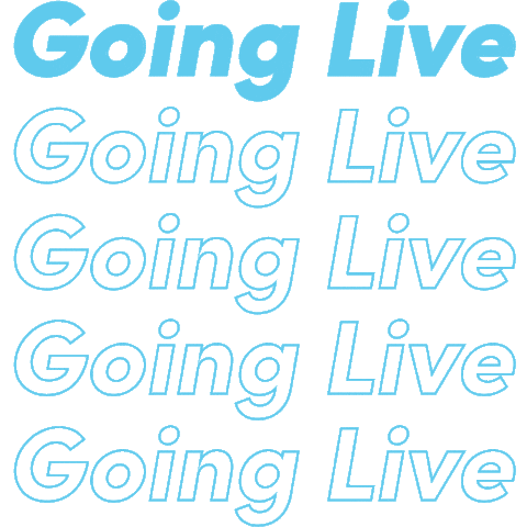 Going Live Sticker by Zenyum for iOS & Android | GIPHY
