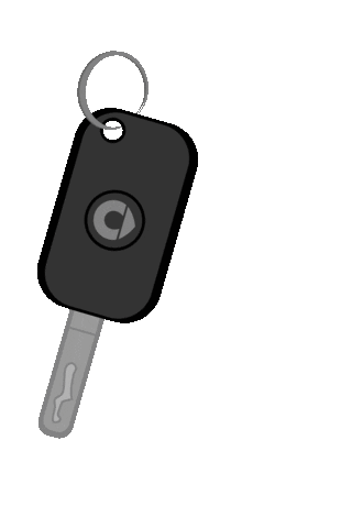 Driving Electric Car Sticker by smart for iOS & Android | GIPHY