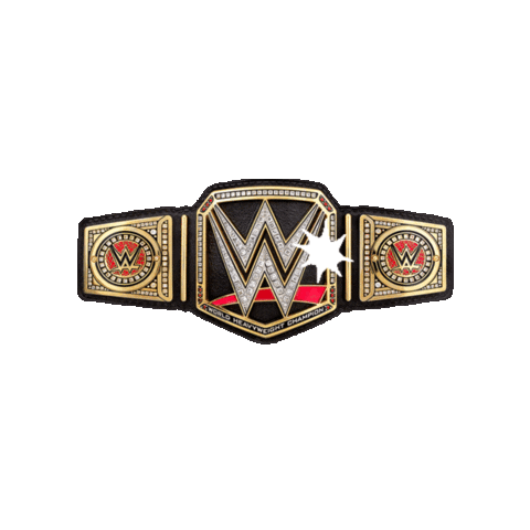 Championship Belt Sport Sticker by WWE for iOS & Android | GIPHY