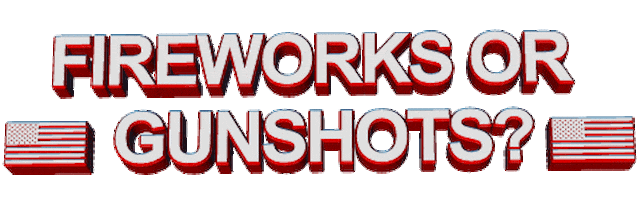 Fireworks Or Gunshots? Sticker by AnimatedText for iOS & Android | GIPHY