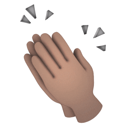 Emoji Applause Sticker by Demic for iOS & Android | GIPHY