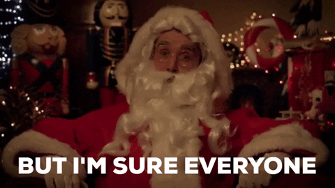 Excited Santa Claus GIF by FoilArmsandHog - Find & Share on GIPHY