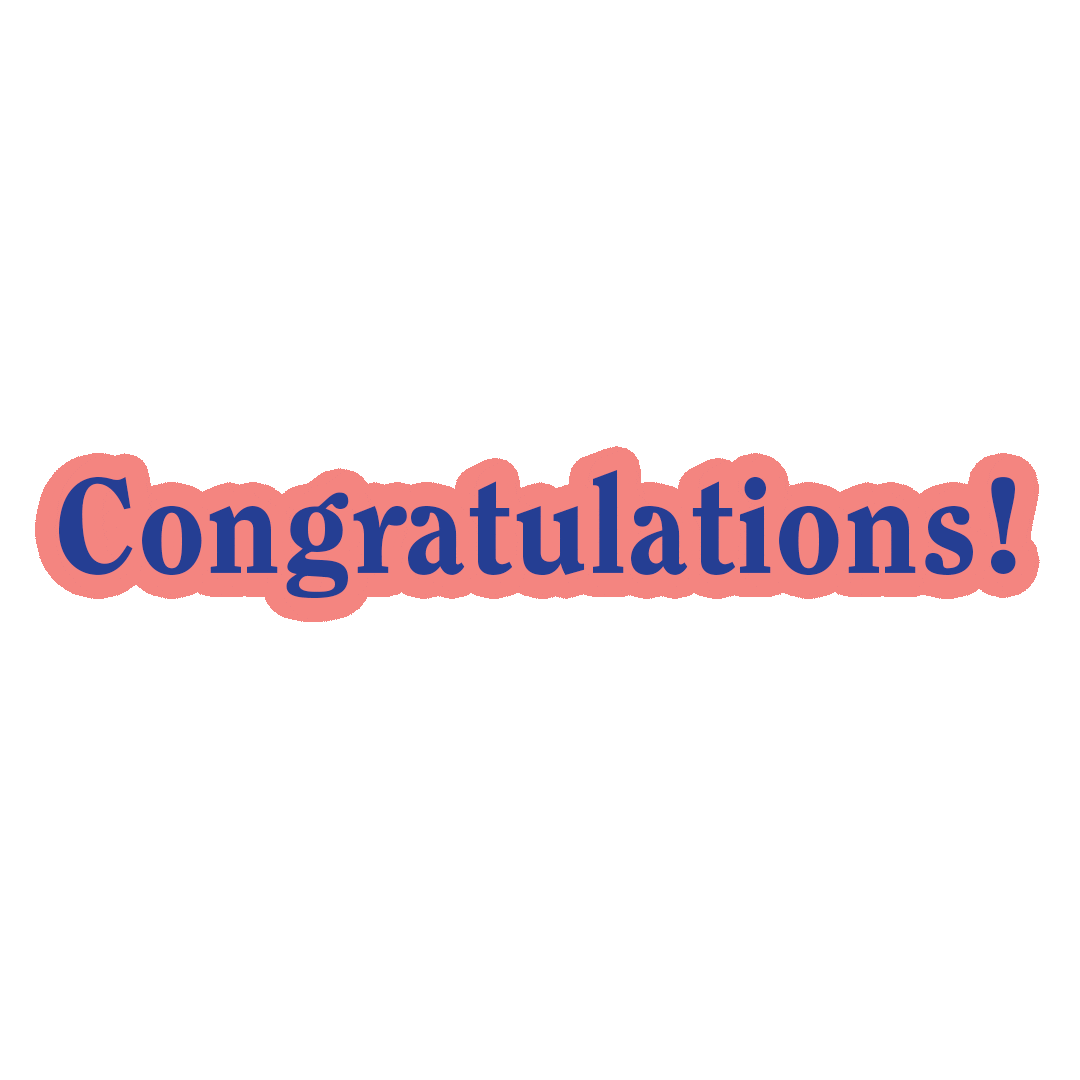 Congratulations Congrats Sticker by Mosie Baby for iOS & Android | GIPHY