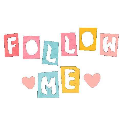 Follow Me Heart Sticker for iOS & Android | GIPHY