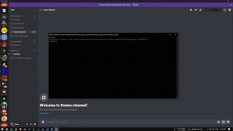 GitHub - Araon/DiscordNewsHook: Discord News web Hook