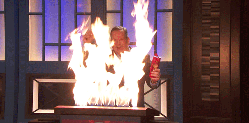 Andy Richter Fire GIF by Team Coco - Find & Share on GIPHY