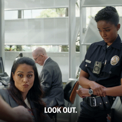 Look Out The Rookie GIF by ABC Network - Find & Share on GIPHY