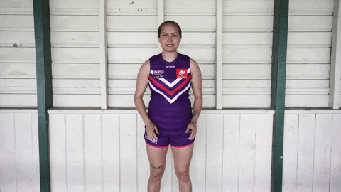 Goal Morrison GIF by Fremantle Dockers - Find & Share on GIPHY