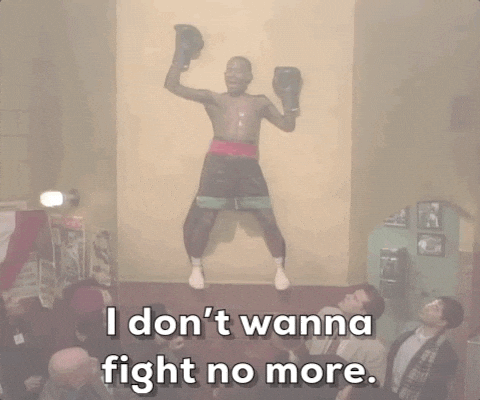 I Dont Wanna Fight No More Season 2 GIF by Martin - Find & Share on GIPHY